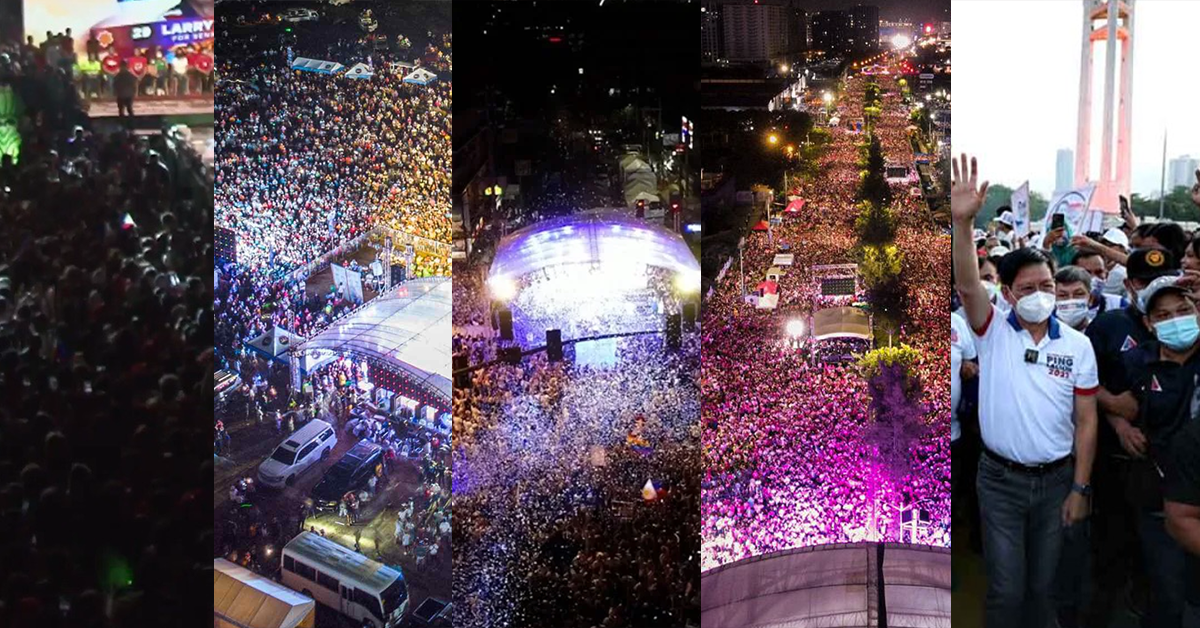 5 Venues of the Top 5 Presidentiables' Largest Rallies - Pinoy Builders